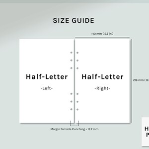 Daily Diary Half-letter Printable Planner Inserts Idea Notes, Today's ...
