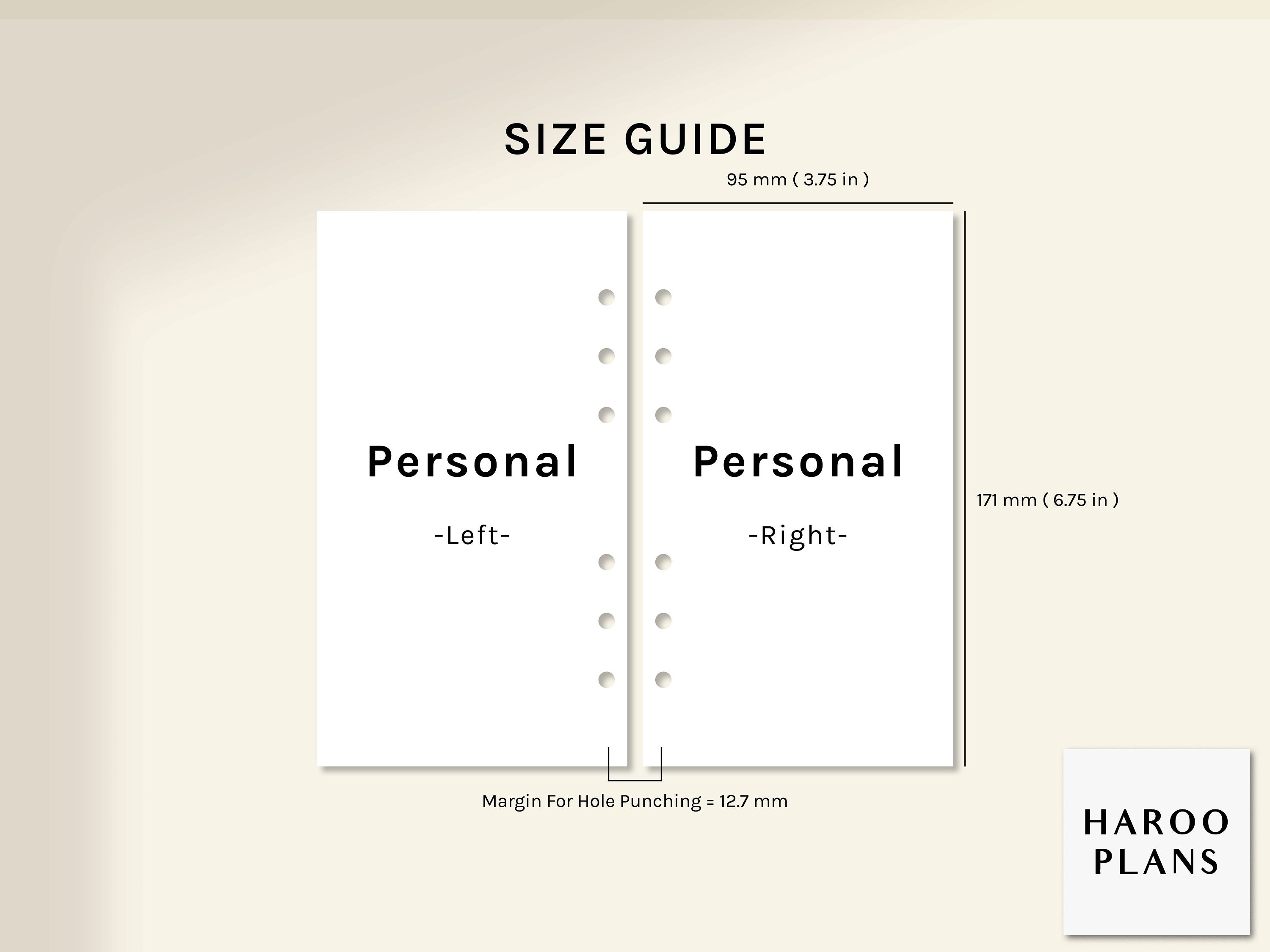 Daily Planner Personal Printable Inserts 24hours Schedule - Etsy