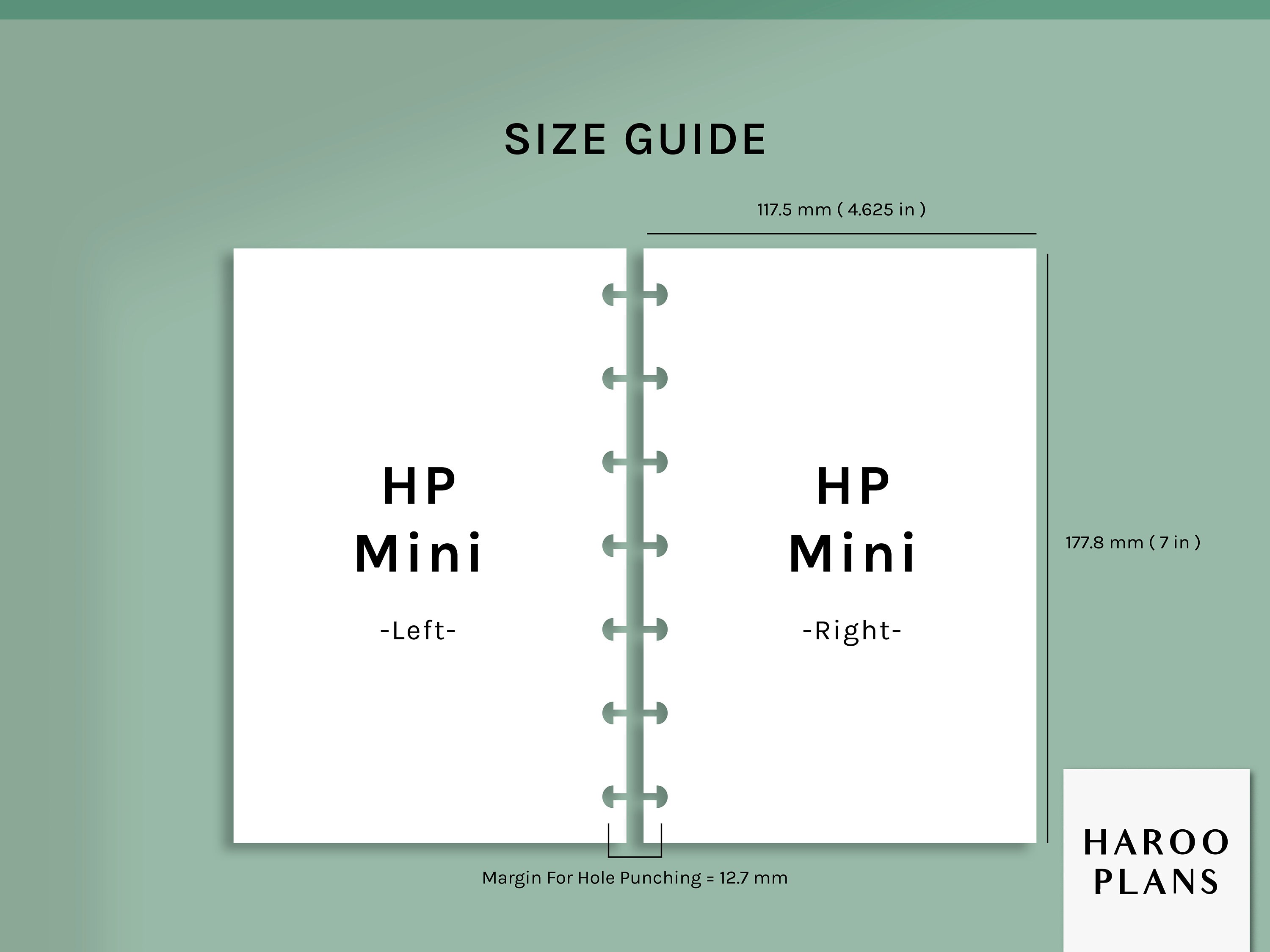 Monthly Overview HP Mini Printable Happy Planner Inserts - Etsy