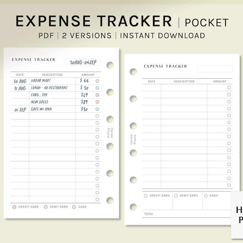 Filofax Pocket Digital - Etsy