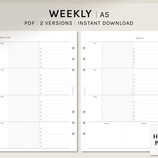 Weekly Planner Pad - Etsy