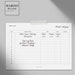 Time Log | A6 Rings Printable Planner Inserts | Work Activity Study ...