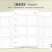 Inbox | Pocket Size Printable Planner Inserts | Blank Box to Do List ...