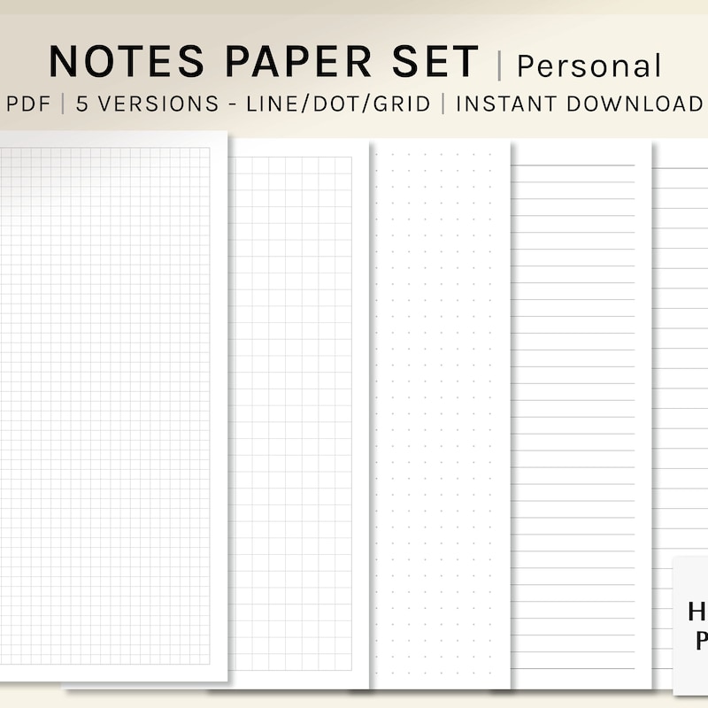 Note Paper - Etsy