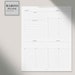 Weekly Planner A4, US Letter Printable Inserts WO2P Time Blocking ...