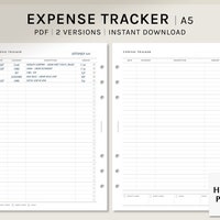 Printable Expense Tracker With Categories | Printable Expense Tracker ...