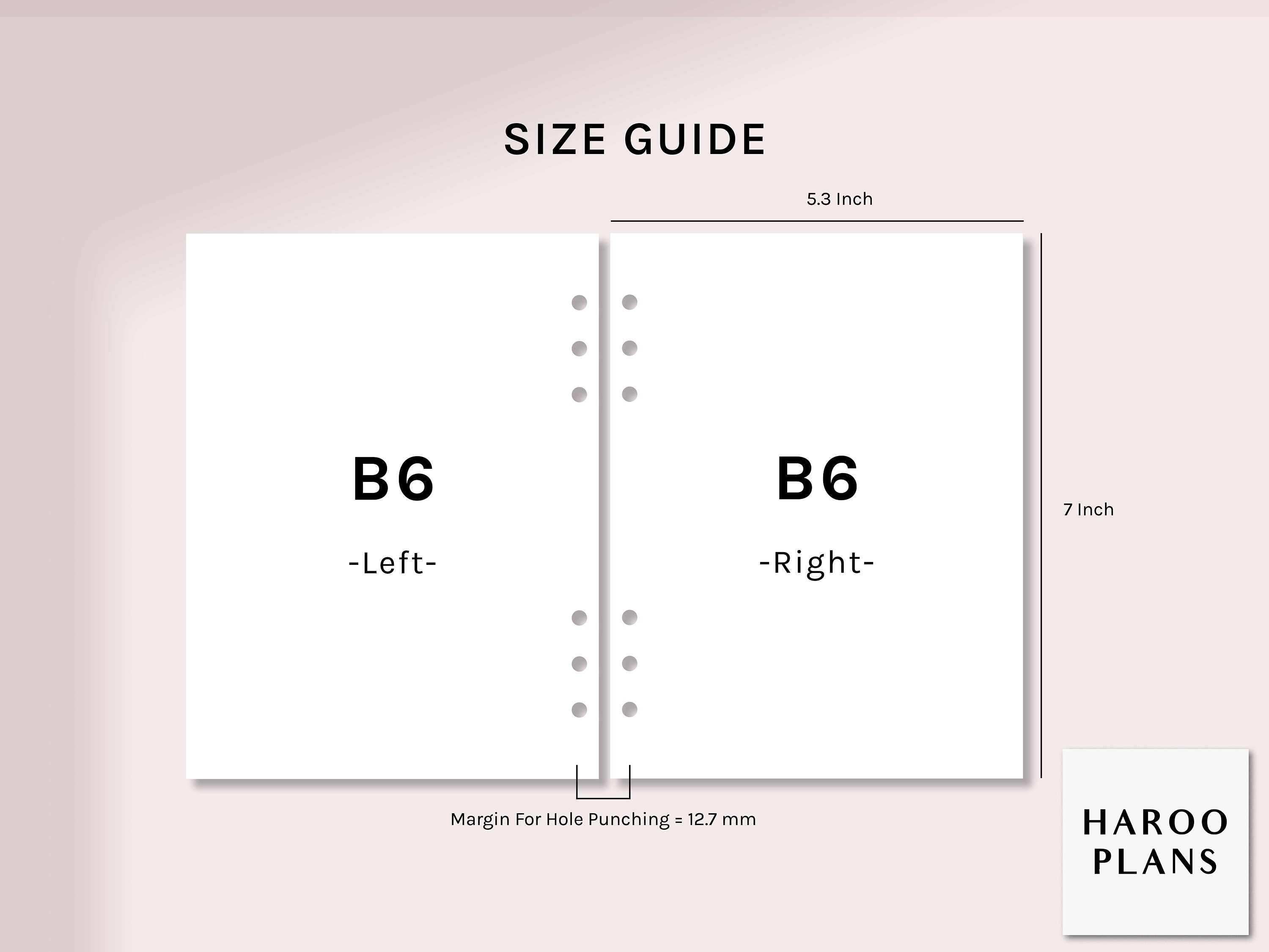 Checklist Sheet | B6 Ring Printable Planner Inserts | Work Task Get It ...