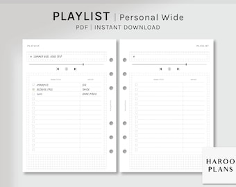 Song Playlist Sheet - Etsy