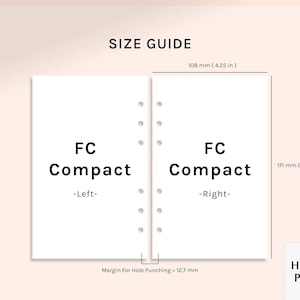 Medication List & Tracker Sheet | FC Compact Printable Planner Inserts | Medicine Pill ...