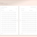 Challenge Sheet FC Compact Size Printable Planner Inserts - Etsy