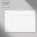 Monthly Tracker Personal Wide Printable Planner Inserts - Etsy