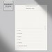 Personal Information Page A6 Personal Data Sheet Printable Planner ...
