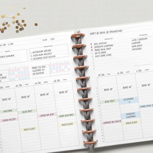 Week at a Glance | A4, US Letter | Printable Planner Inserts ...