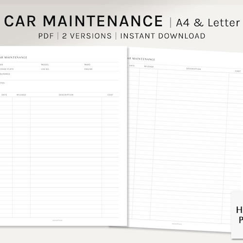 Basic Notes Paper Set A4 US Letter Printable Planner - Etsy Canada