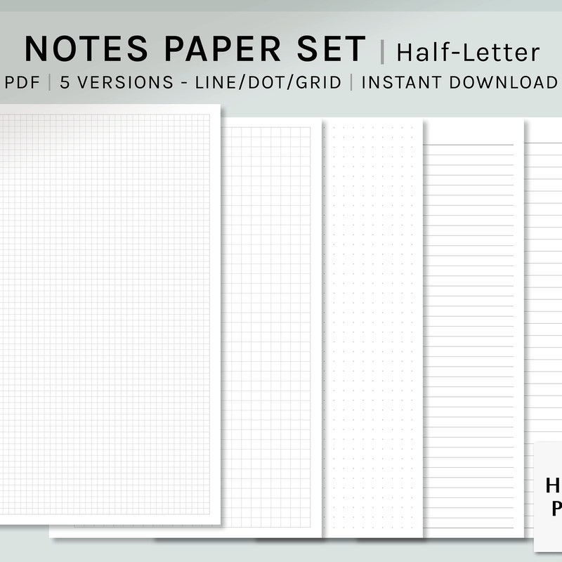 Two Column Notes Template - Etsy