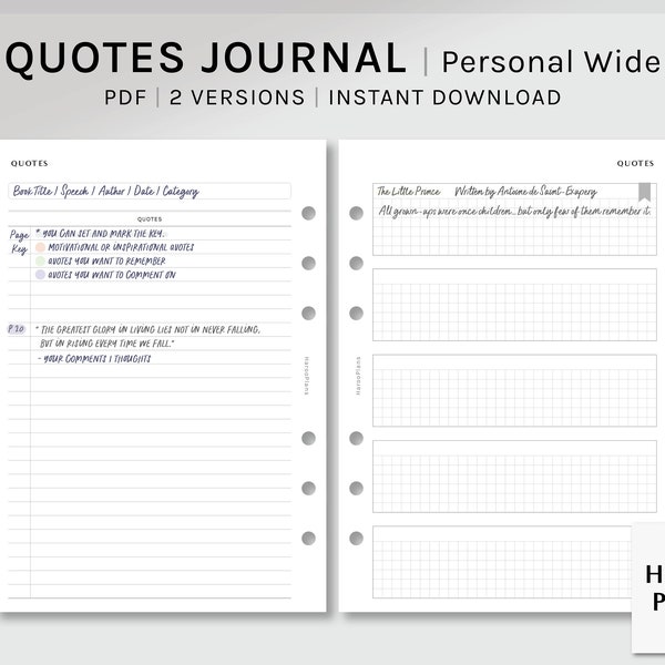 Journal With Quotes - Etsy