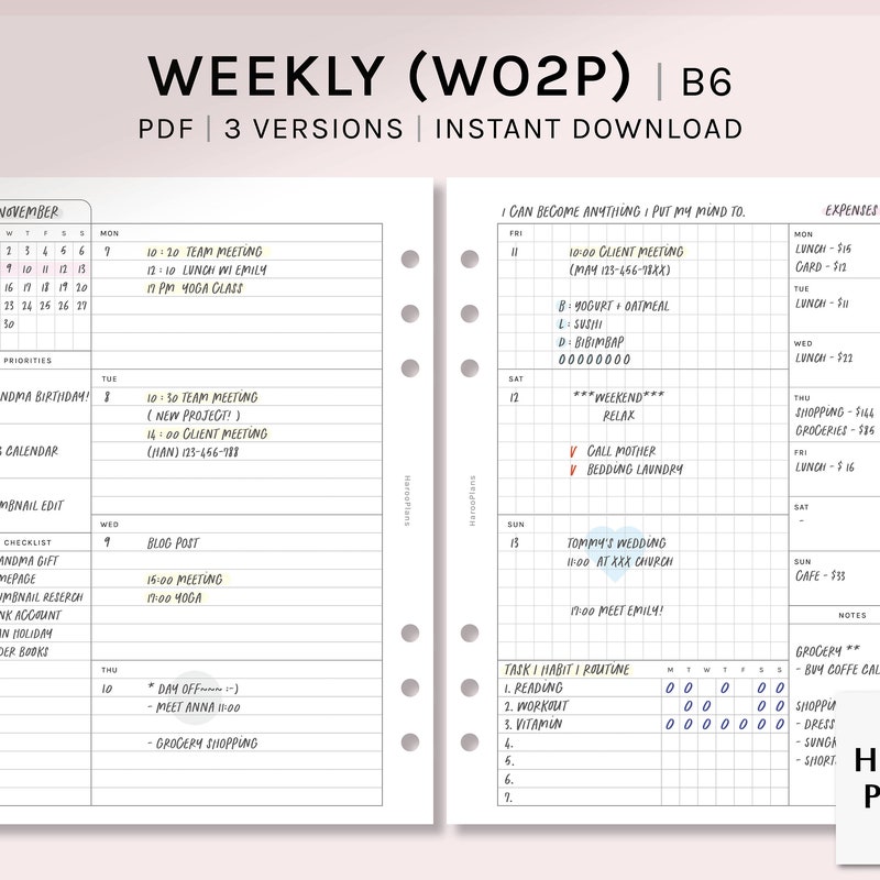 B6 Diary Planner 2026 - Etsy