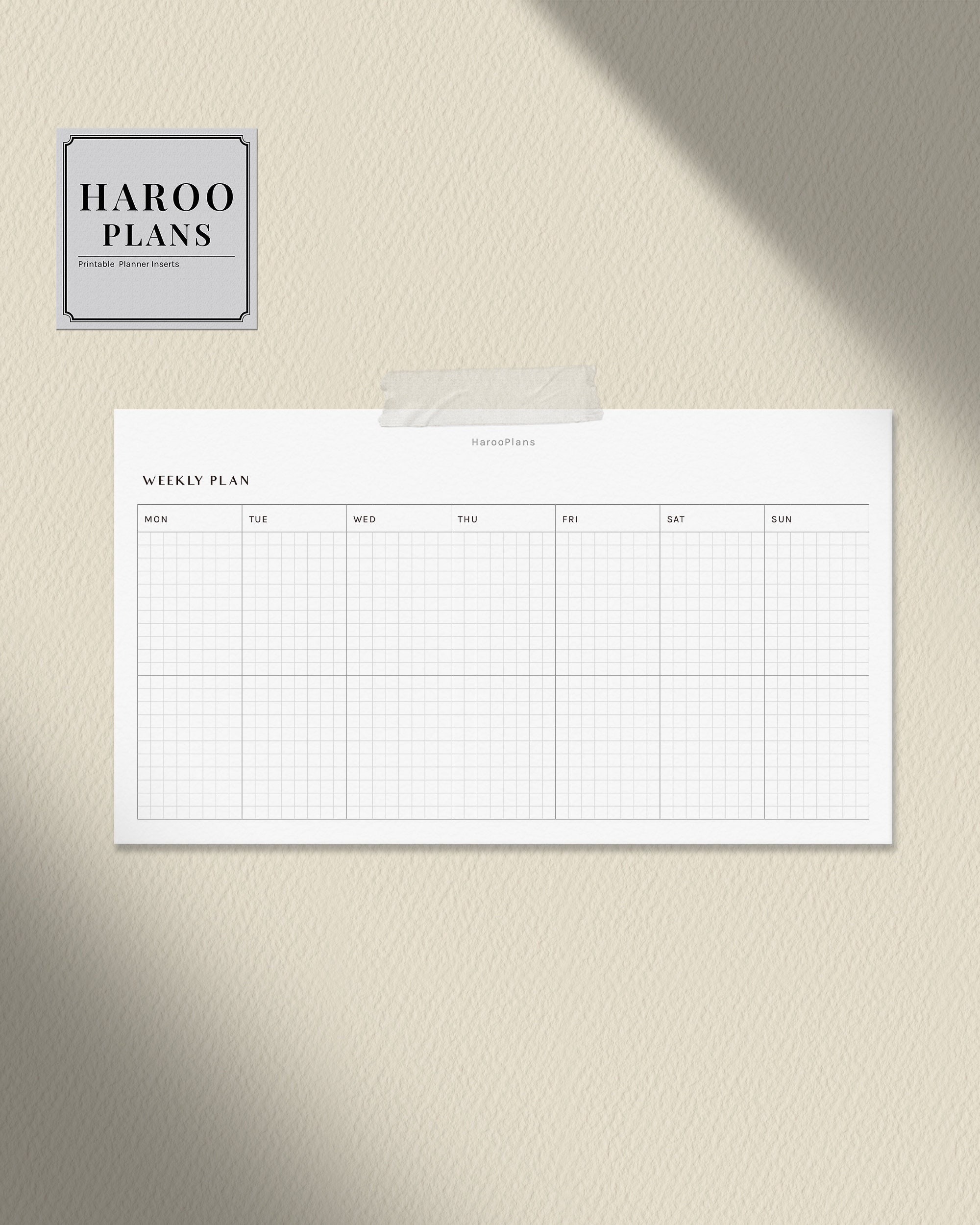 Weekly Planner Personal Printable Inserts Undated - Etsy