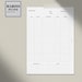 Grade Log Sheet A5 Printable Planner Inserts Simple Homeschool Template ...