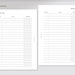Movie Log Printable Inserts | A6 | Film Checklist Template PDF | Simple ...
