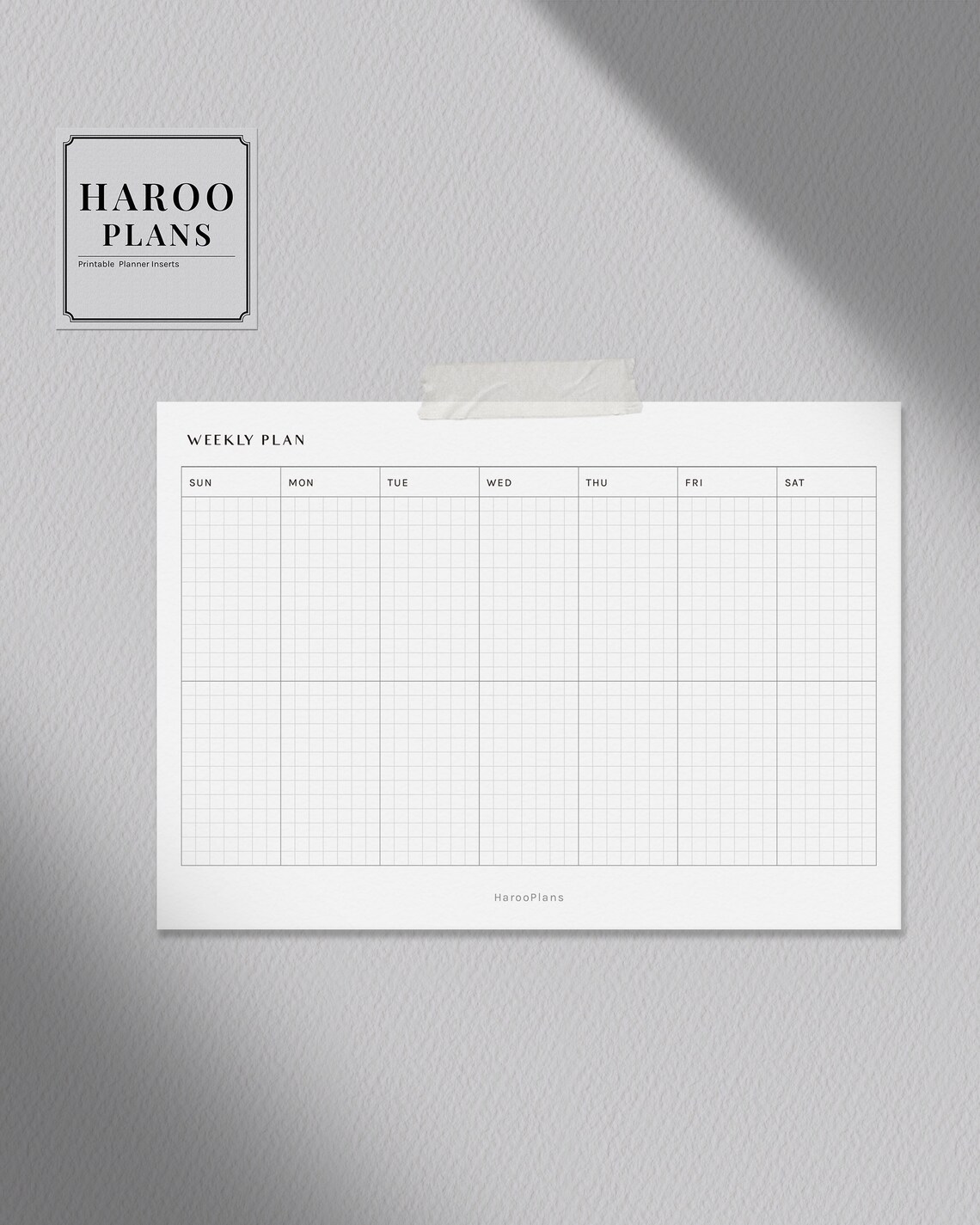 Weekly Planner A6 Size Printable Inserts Undated Organizer - Etsy