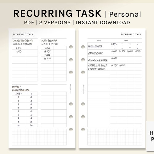 Online Shopping Tracker Personal Size Printable Planner - Etsy