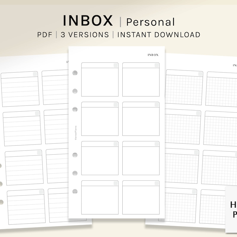 Inbox or in Box - Etsy UK