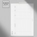 Time Log | A6 Rings Printable Planner Inserts | Work Activity Study ...