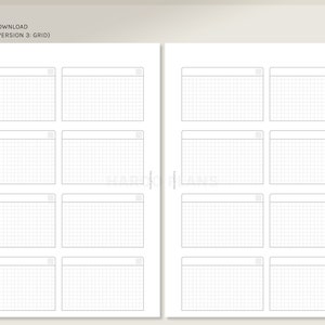 Inbox | A5 Printable Planner Inserts | Blank Box to Do List Template ...