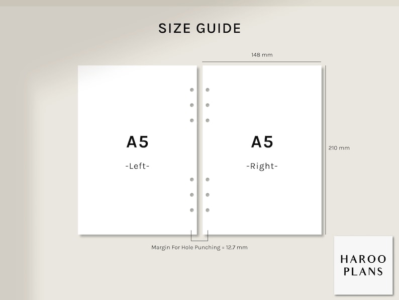Financial Overview Chart A5 Printable Planner Inserts - Etsy