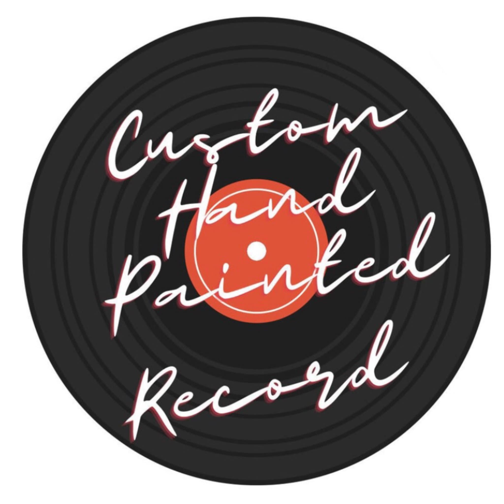 Custom Hand Painted Vinyl Record Personalized Gift 12 Inch Wall Decor ...