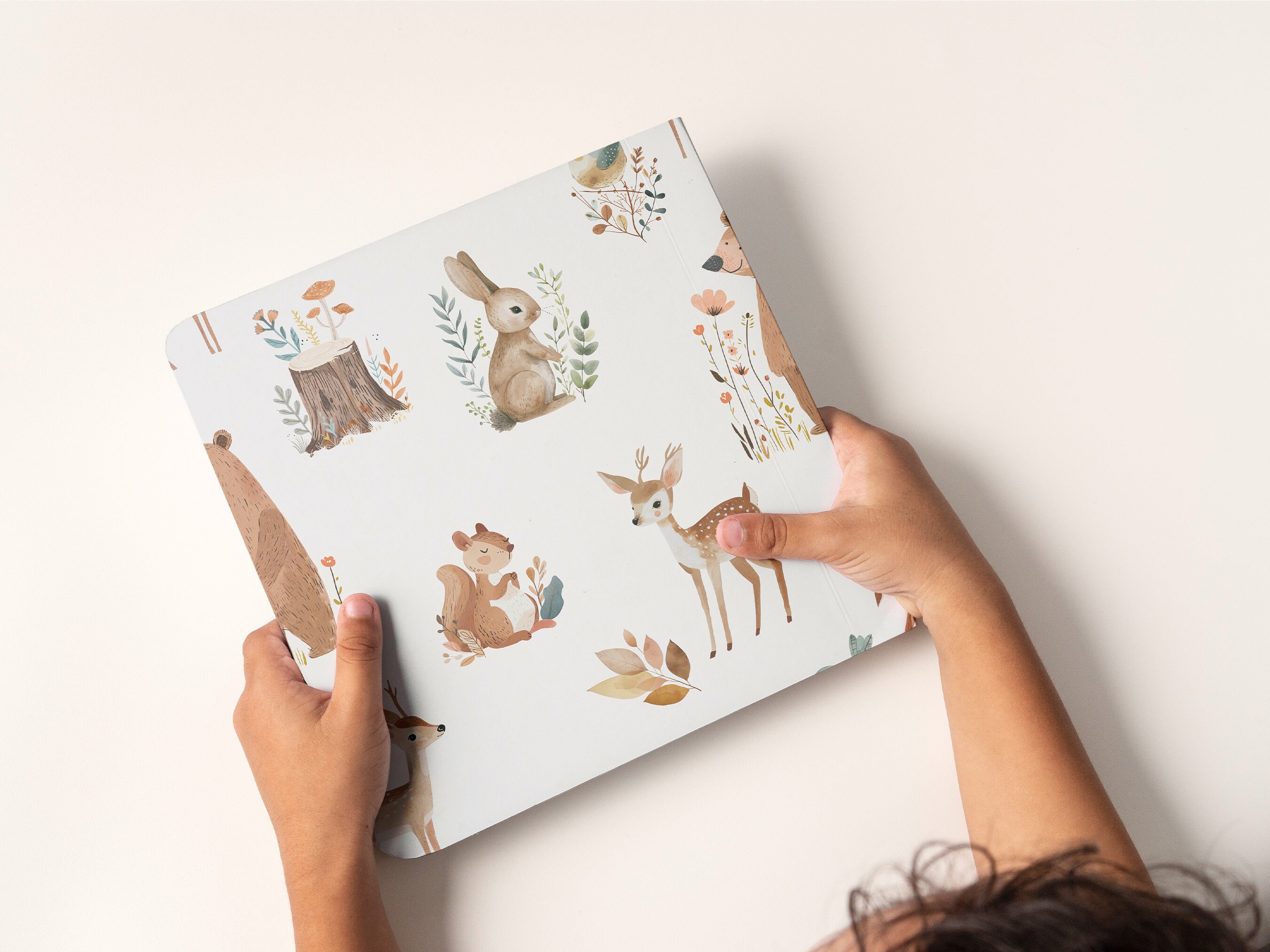 Woodland Animal Digital Paper - Scrapbook Paper - Nursery Seamless ...