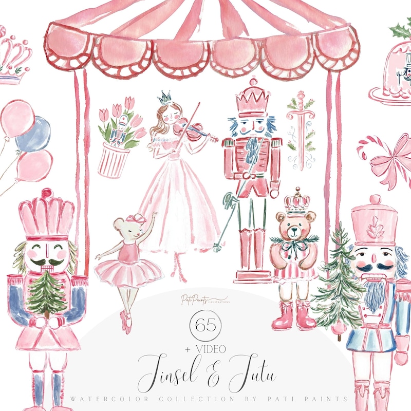 Nutcracker Pastel Clipart - Etsy