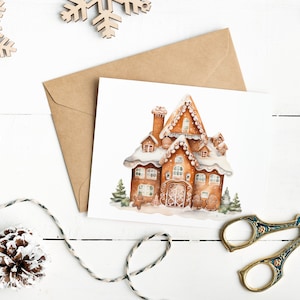 Christmas Gingerbread House Clipart - Winter Clipart - Christmas ...