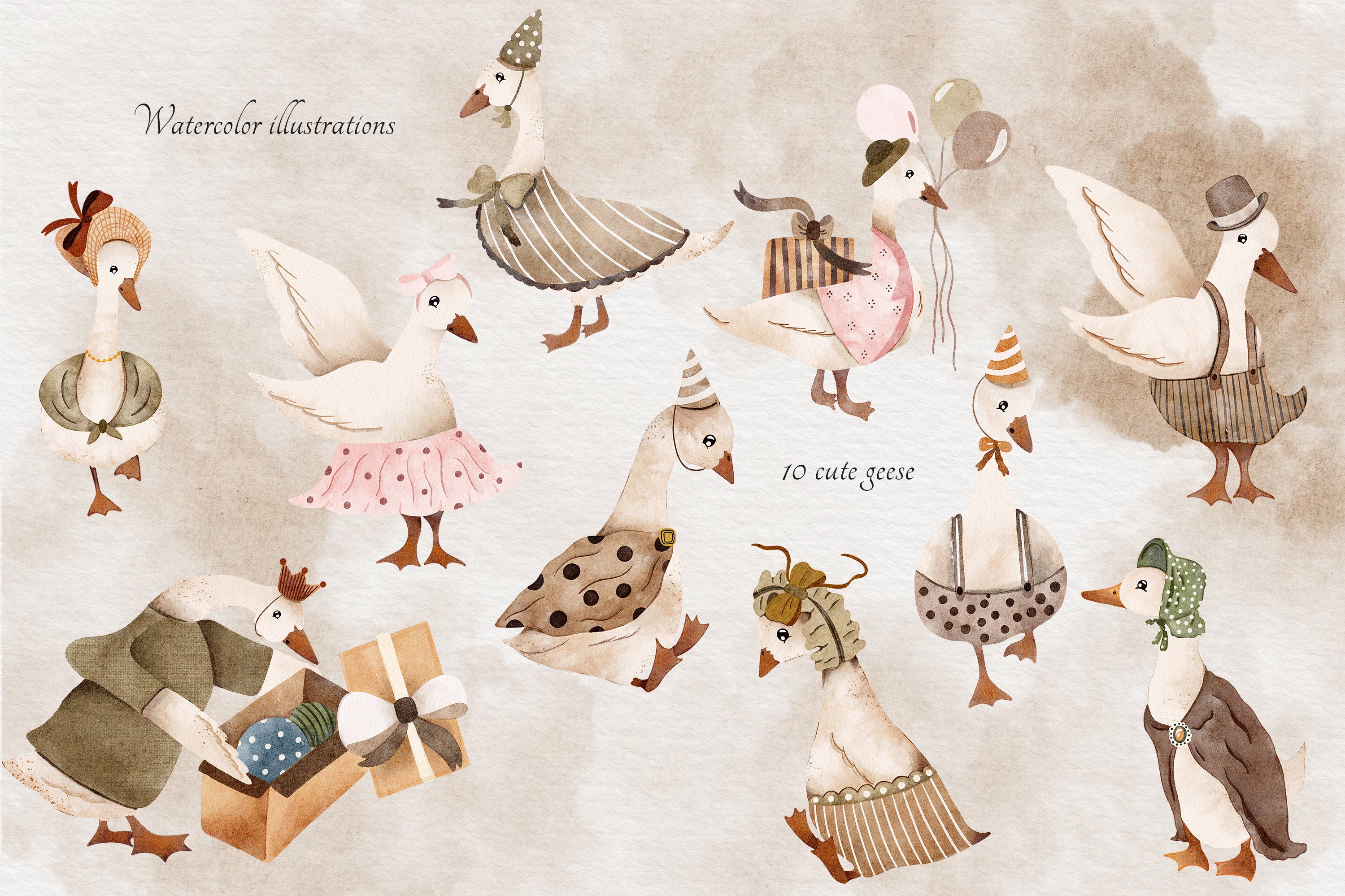 Vintage Goose Birthday Party Happy Birthday Cake - Etsy