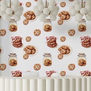 Chocolate Cookies Digital Paper - Scrapbooking - Christmas Cookie ...