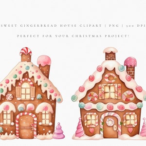 Gingerbread House Clipart - Cute Gingerbread Clipart for Christmas ...