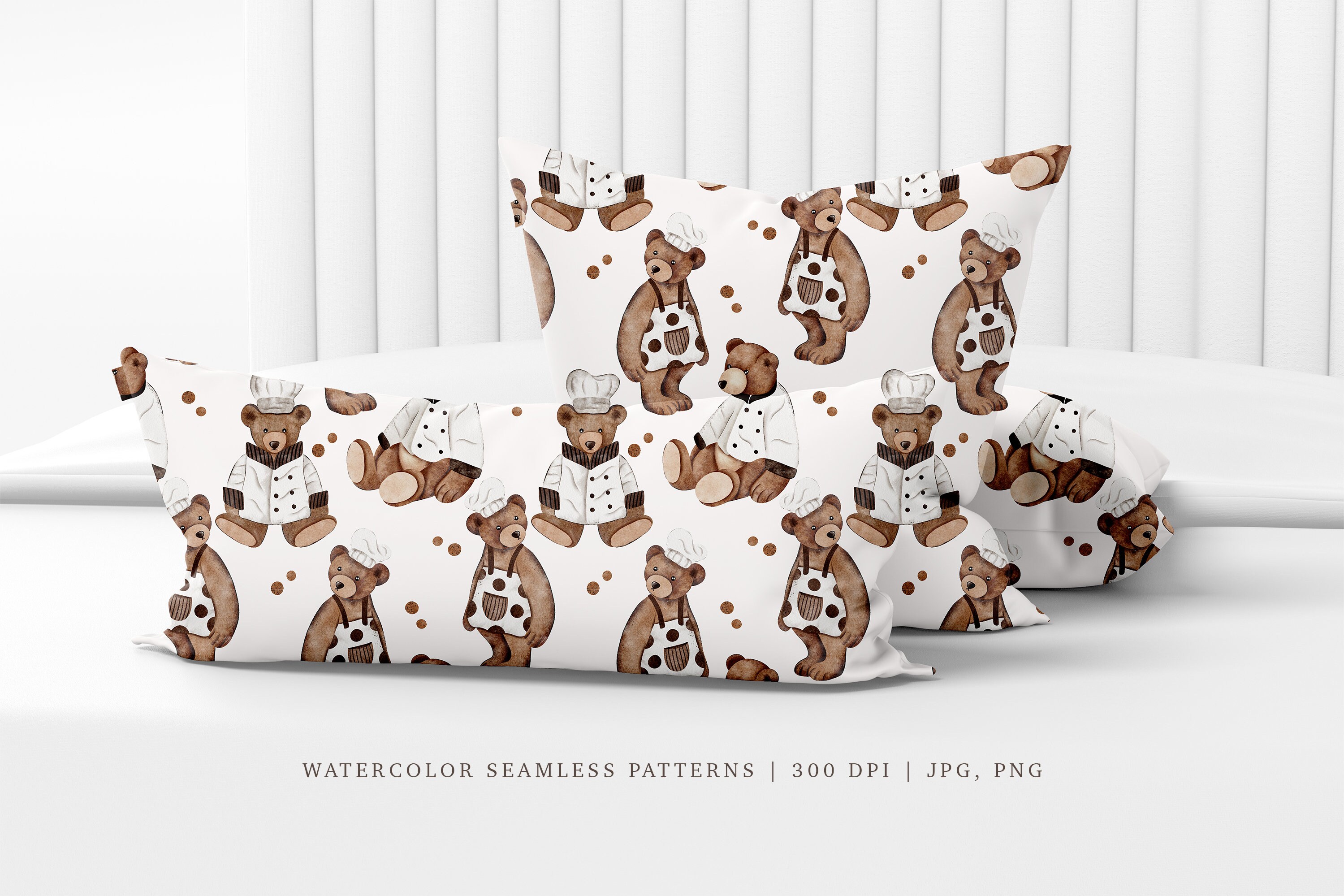 Teddy Bear Digital Papers Scrapbook Papers Seamless - Etsy