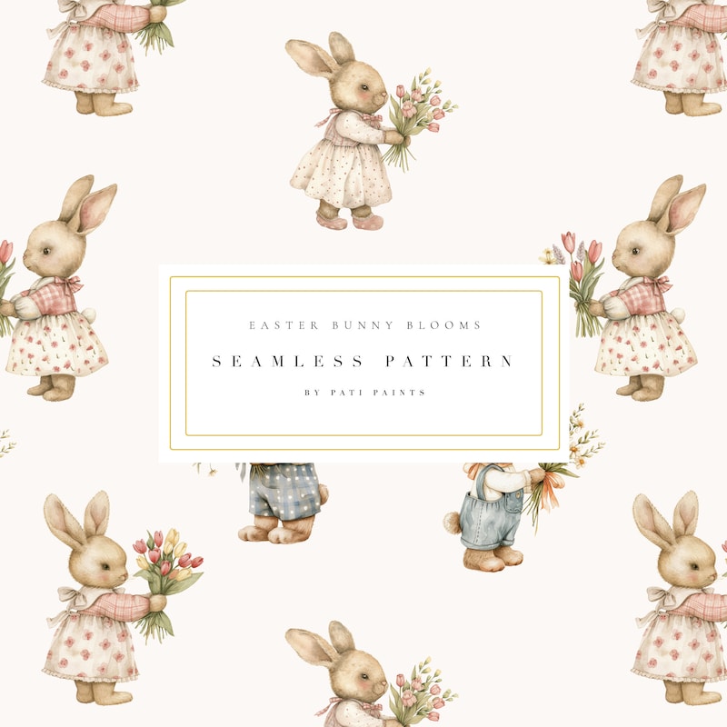 Easter Digital Paper - Etsy