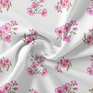 Pink Spring Flower Digital Paper - Floral Seamless Pattern - Digital ...