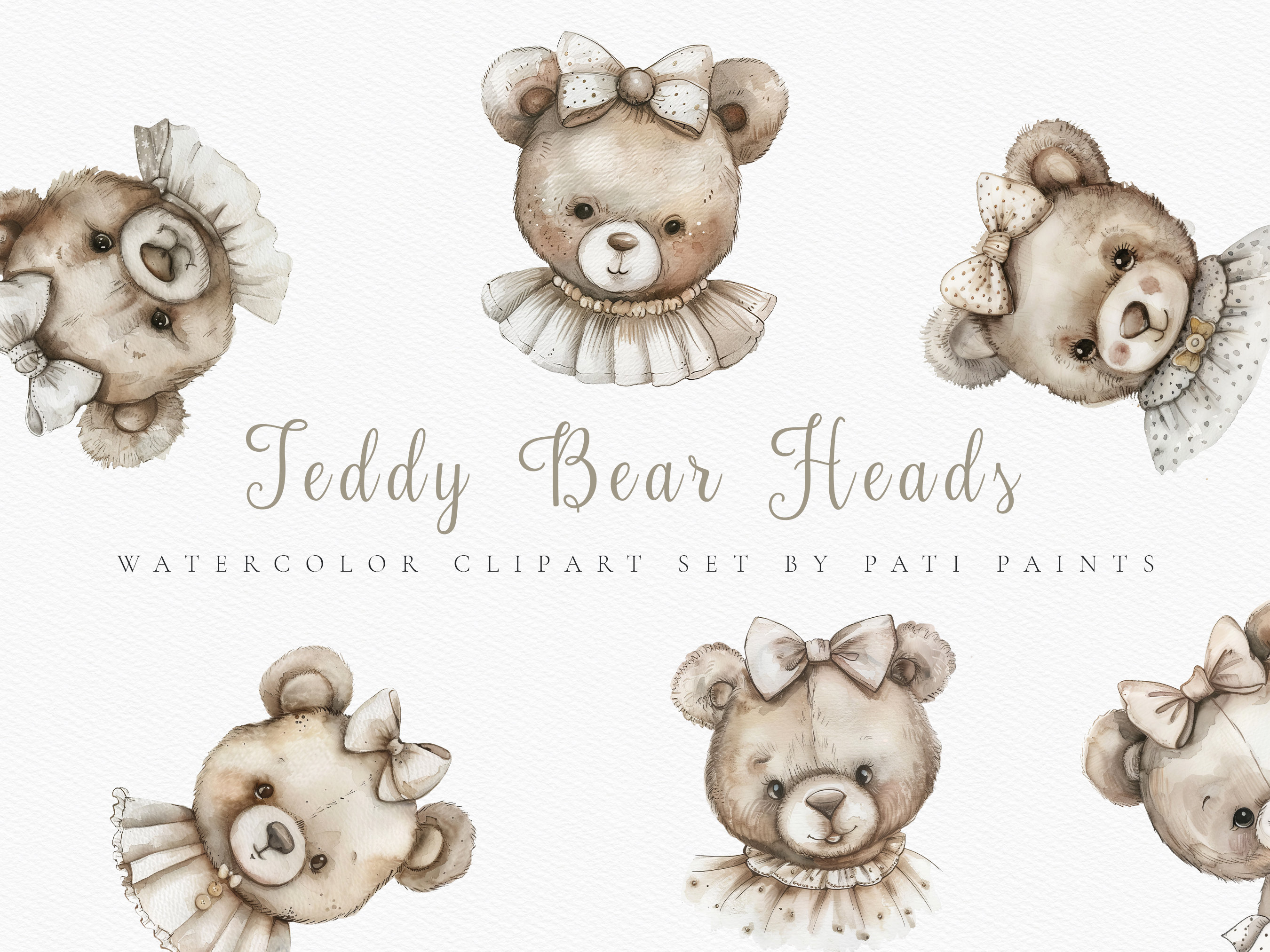 Clipart Teddy Bear Head