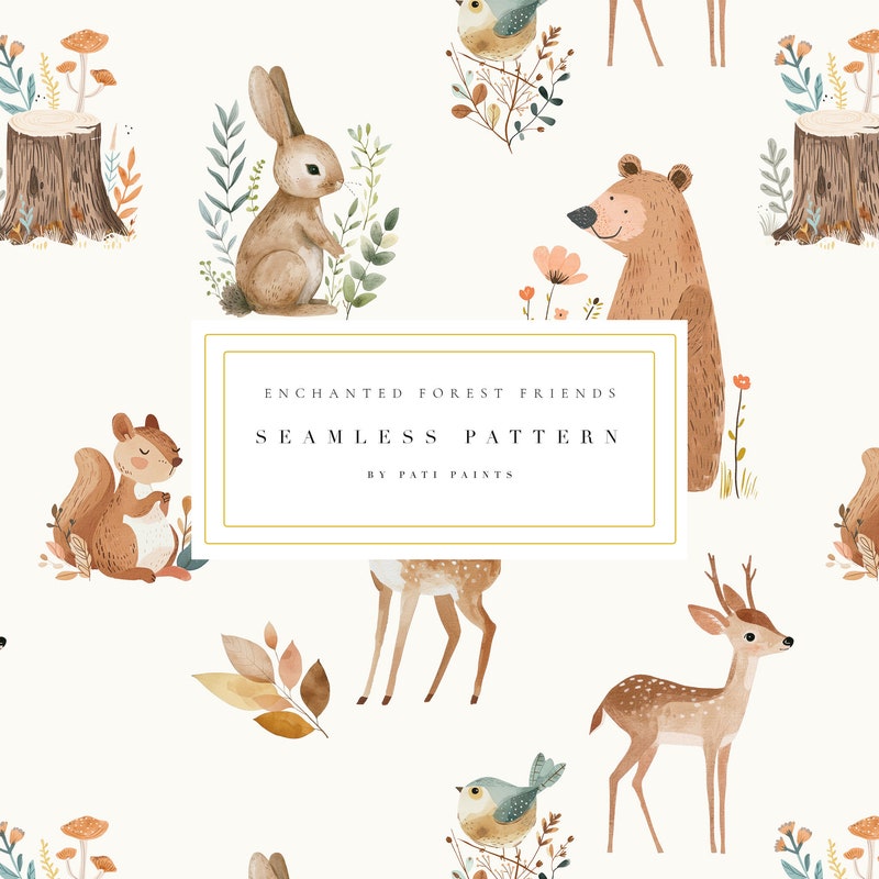 Woodland Paper - Etsy