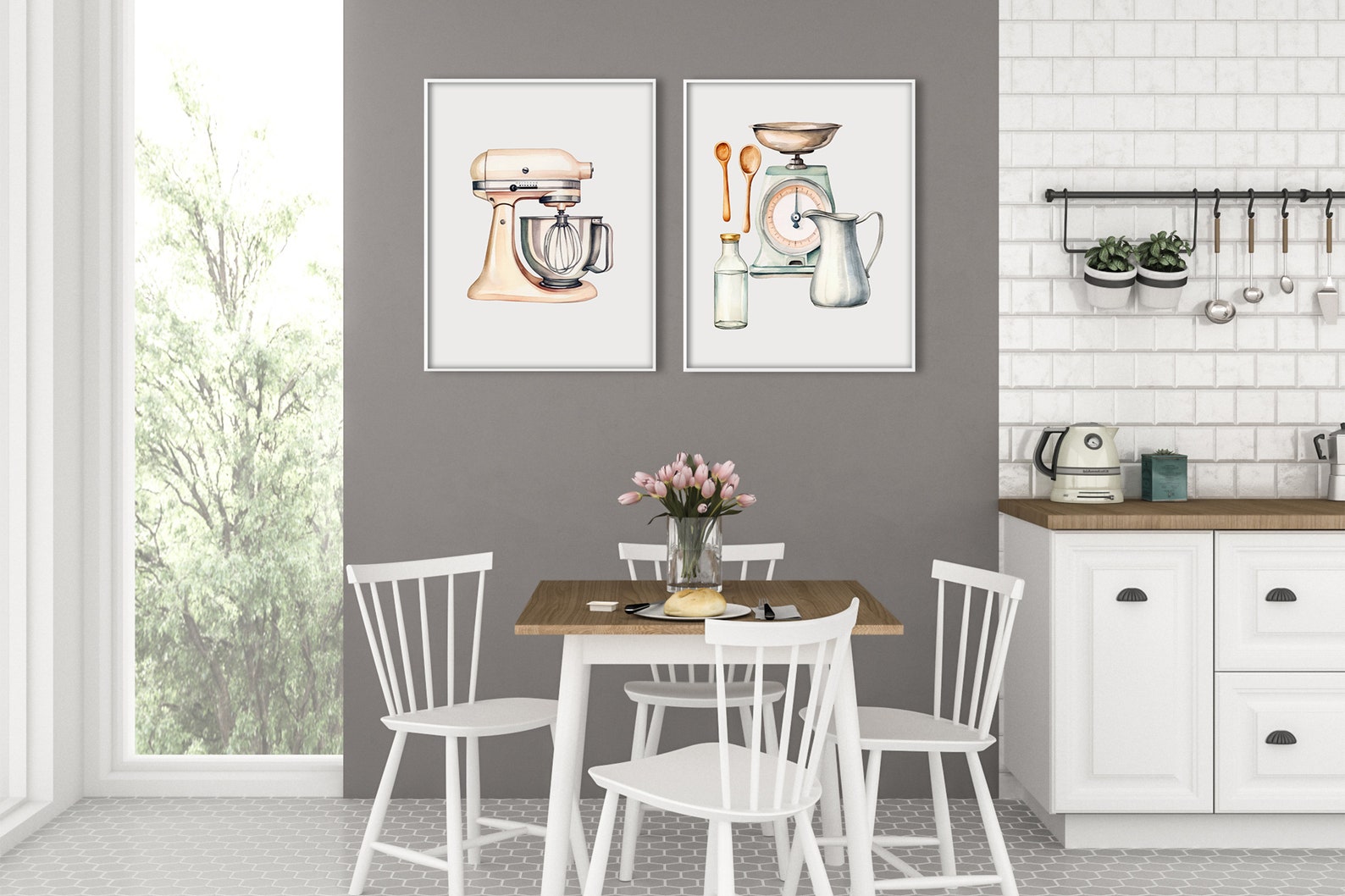 Baking Supplies Clipart Bundle Watercolor Baking Clipart Cooking Logo ...