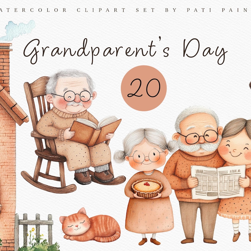 Clip Art Grandparents Day - Etsy