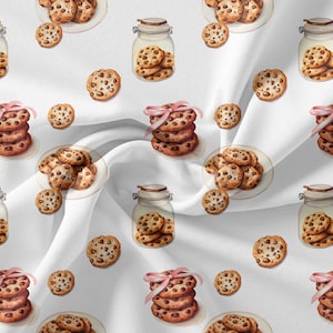 Chocolate Cookies Digital Paper - Scrapbooking - Christmas Cookie ...