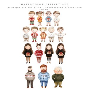 Watercolor Christmas Joy Clipart Bundle Digital Download Merry ...