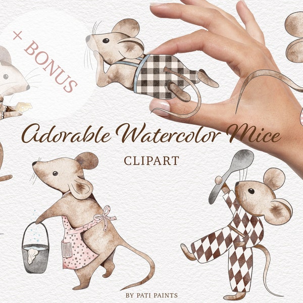 Mouse Watercolor - Etsy