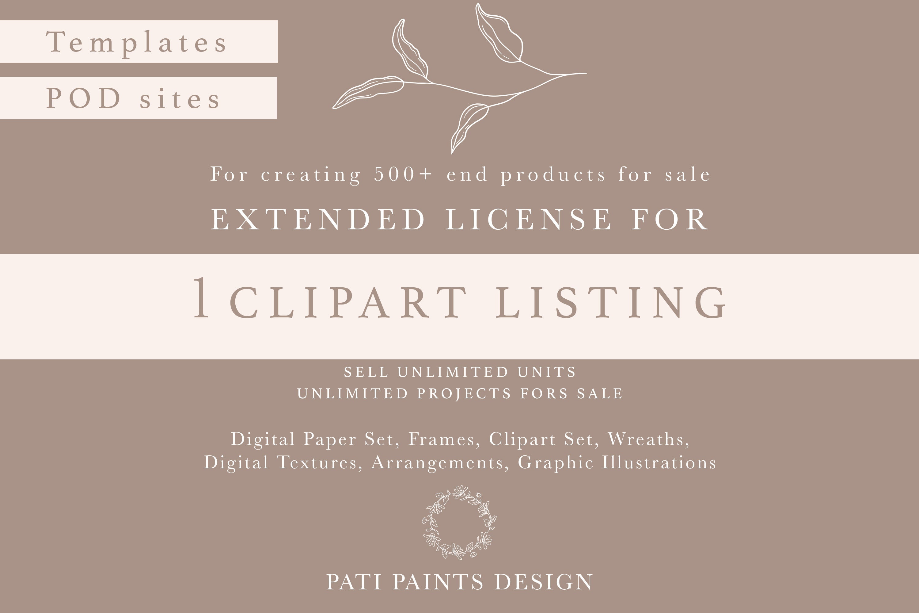 Extended License One Clipart for One Single Clipart or Clipart Set ...