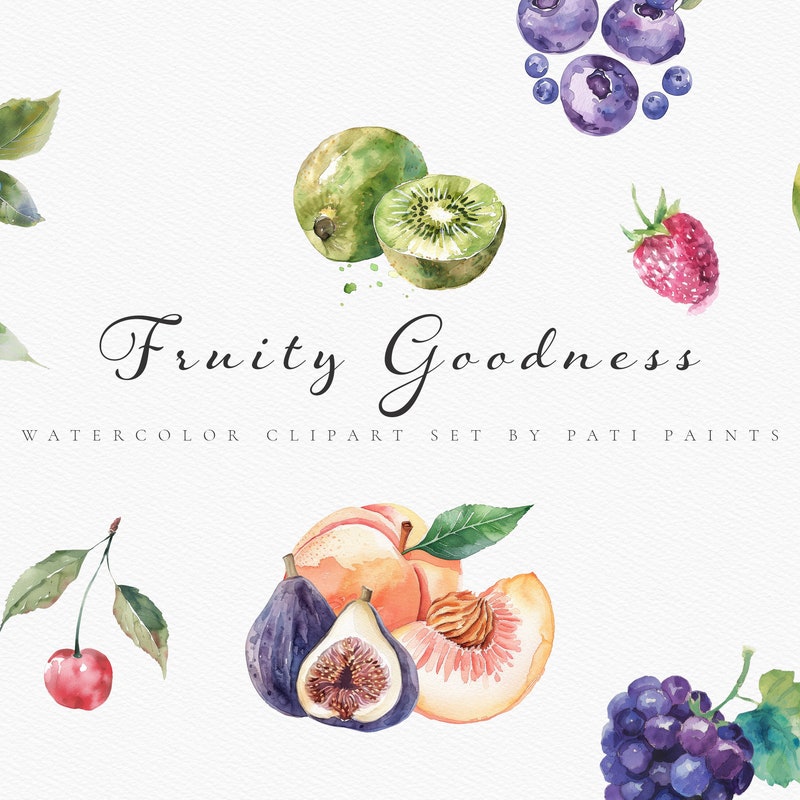 Fruit Watercolor - Etsy