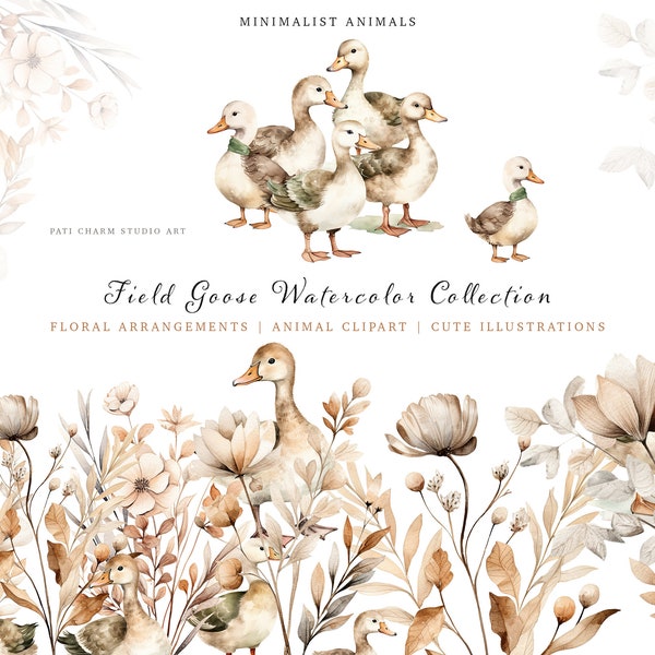 Goose Illustration - Etsy